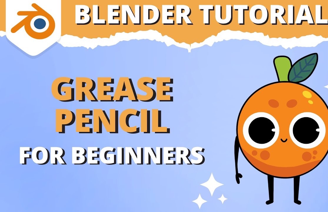 【中配】Blender教程-Grease Pencil 基础入门 蜡笔工具