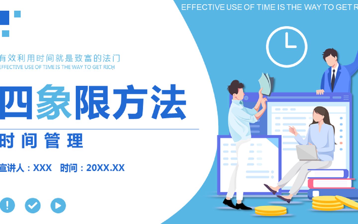 四象限方法时间管理PPT课件