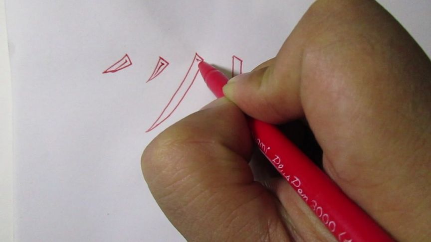 「松泉斋硬笔书法教学」基本笔画篇-第七课:长撇