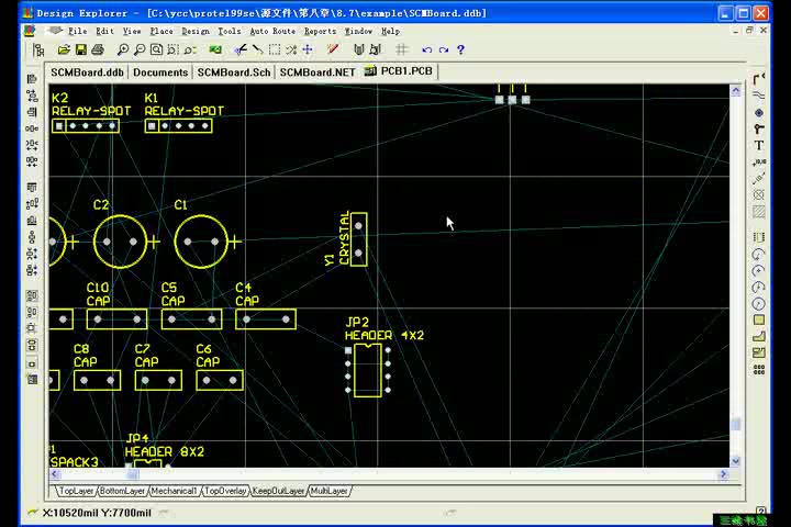 protel99se快速入门视(频-单片机--试验板PCB设计)