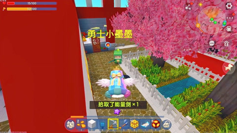 迷你世界荒岛求生:护花使者墨墨保护小燕子,还送给我钻石剑