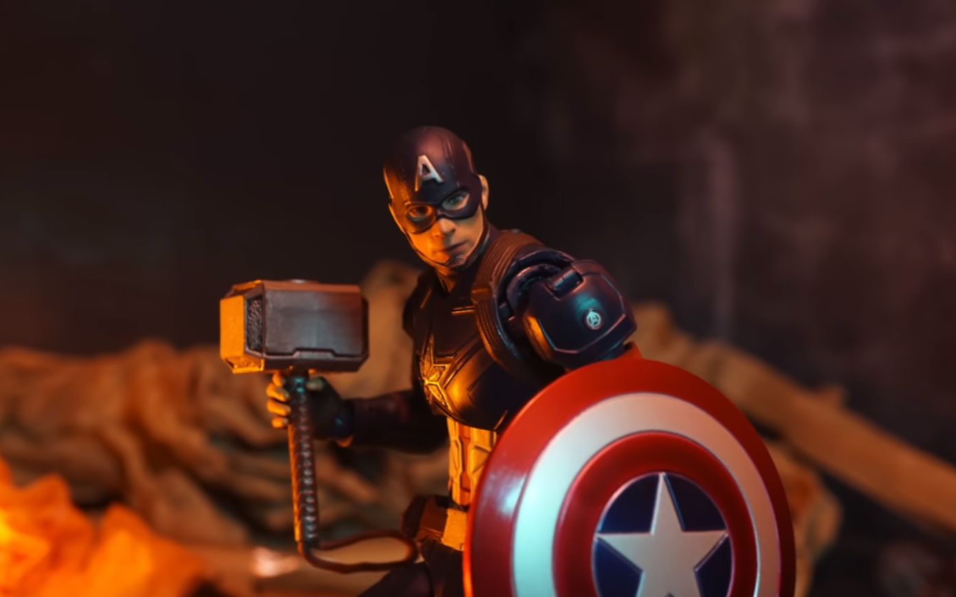 复仇者联盟4定格动画-三巨头大战灭霸