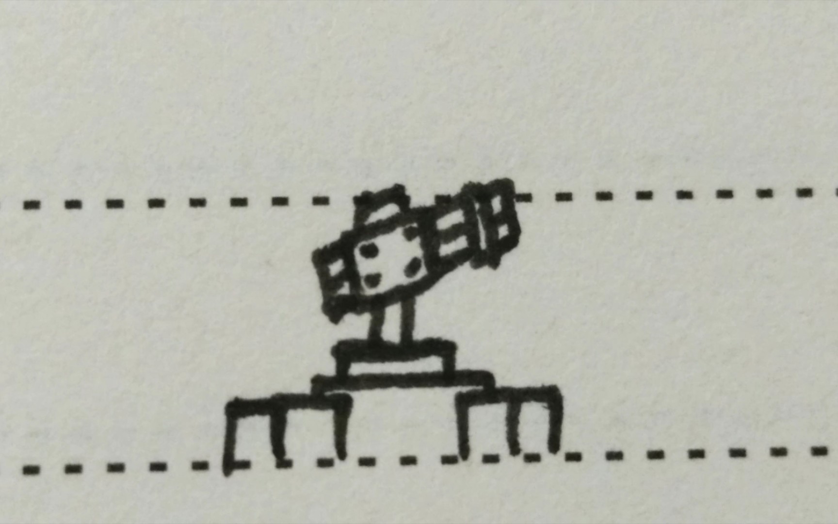 火箭发射器简笔画