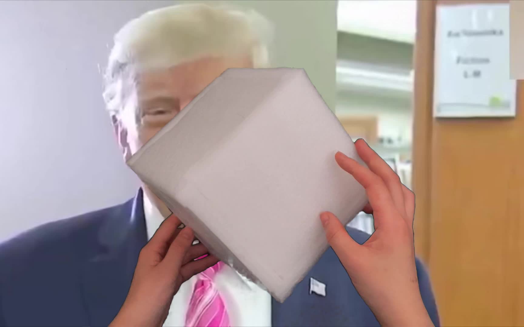 CUBE-旋转的美国声音 一次数字媒体艺术尝试 模拟视频