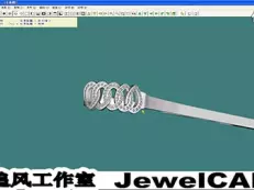 JewelCAD 用戒指改耳环几分钟搞定