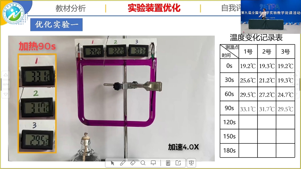 小学科学教科版五上《热在水中的传递》创新实验说课视频 说课课件 ...