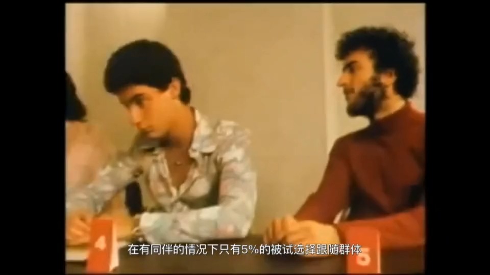【心理学经典实验】阿希从众实验