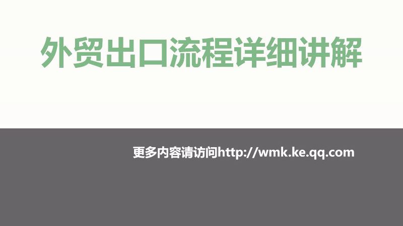 外贸出口流程详细讲解,根据最新外贸政策及要求手绘出口流程图