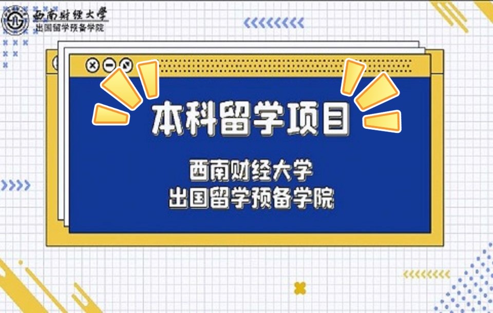 西南财经大学本科留学项目