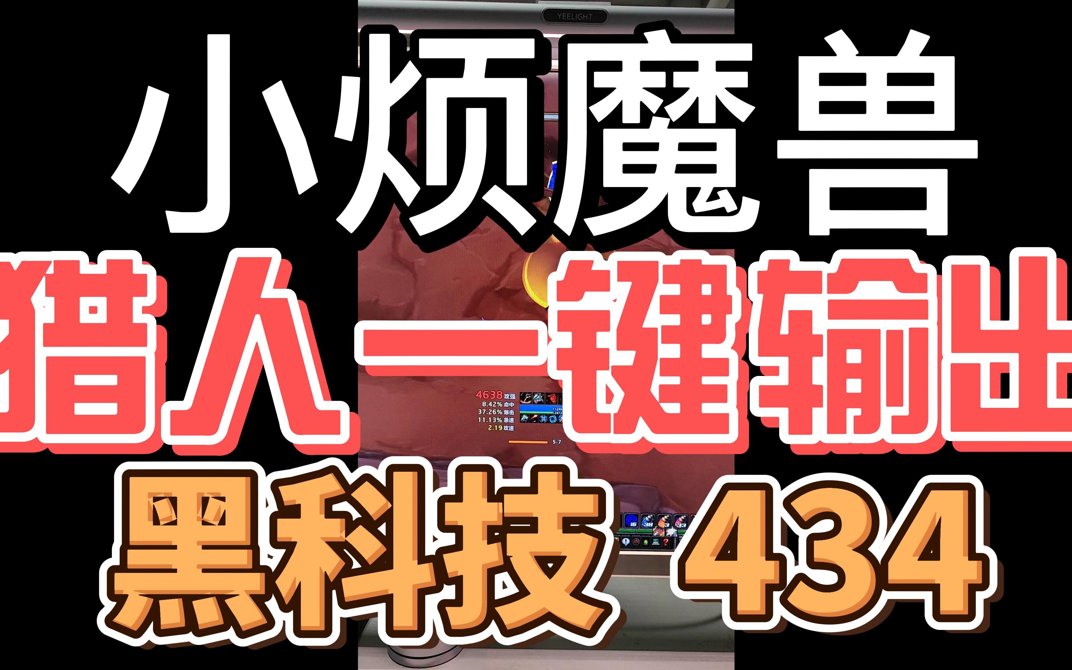 小烦魔兽【魔兽世界怀旧服】《巫妖王之怒一键宏演示》《猎人》 434...