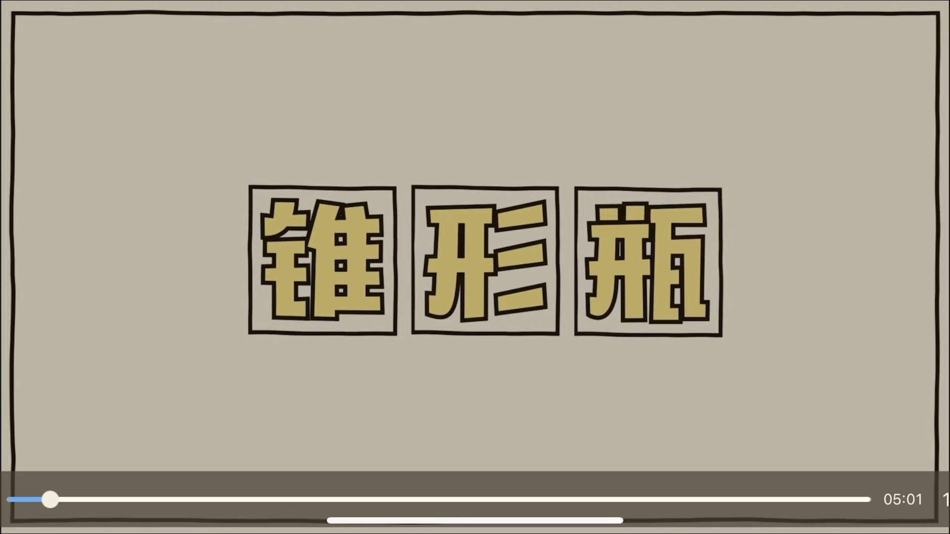 逗你学初中化学 认识化学仪器锥形瓶