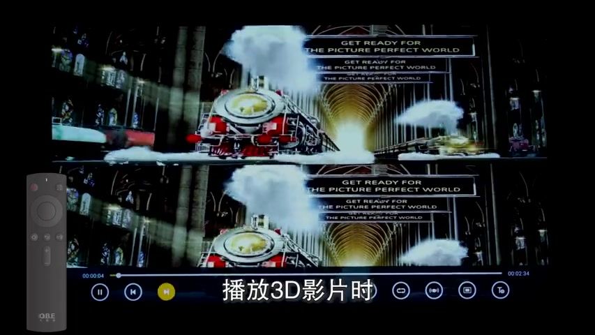 投影仪3D电影设置步骤3D眼镜使用方法#科技改变生活 #投影仪#投影
