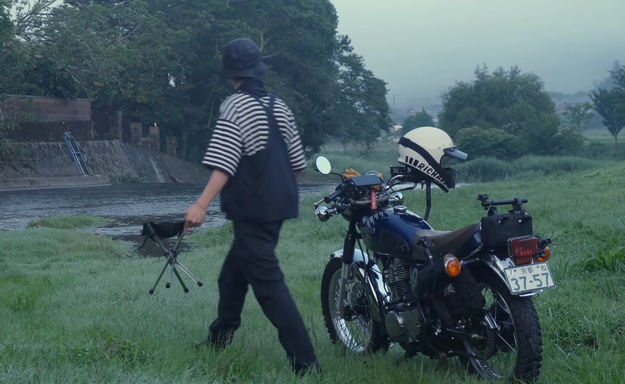 ...SR400|晨间骑行 森林中的咖啡烘焙|迷人的排气声 大自然的声音 ASMR