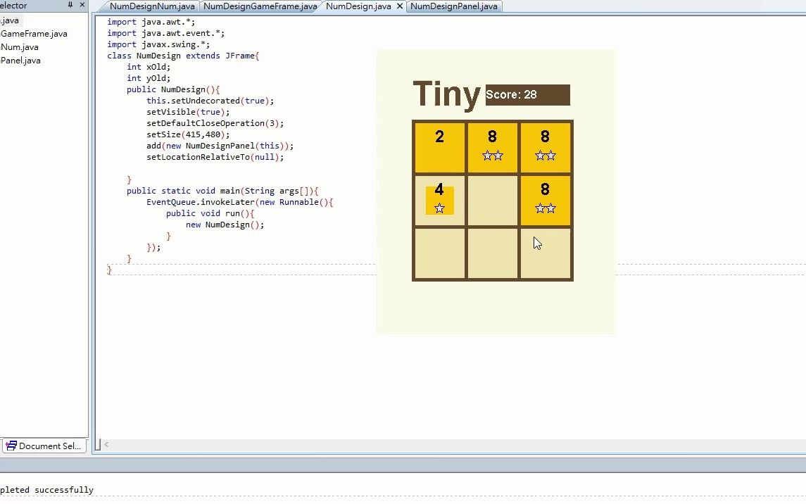 使用Java製作2048小游戏,并添加扩充玩法