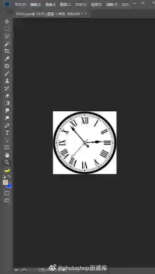 ps线条变清晰方法
