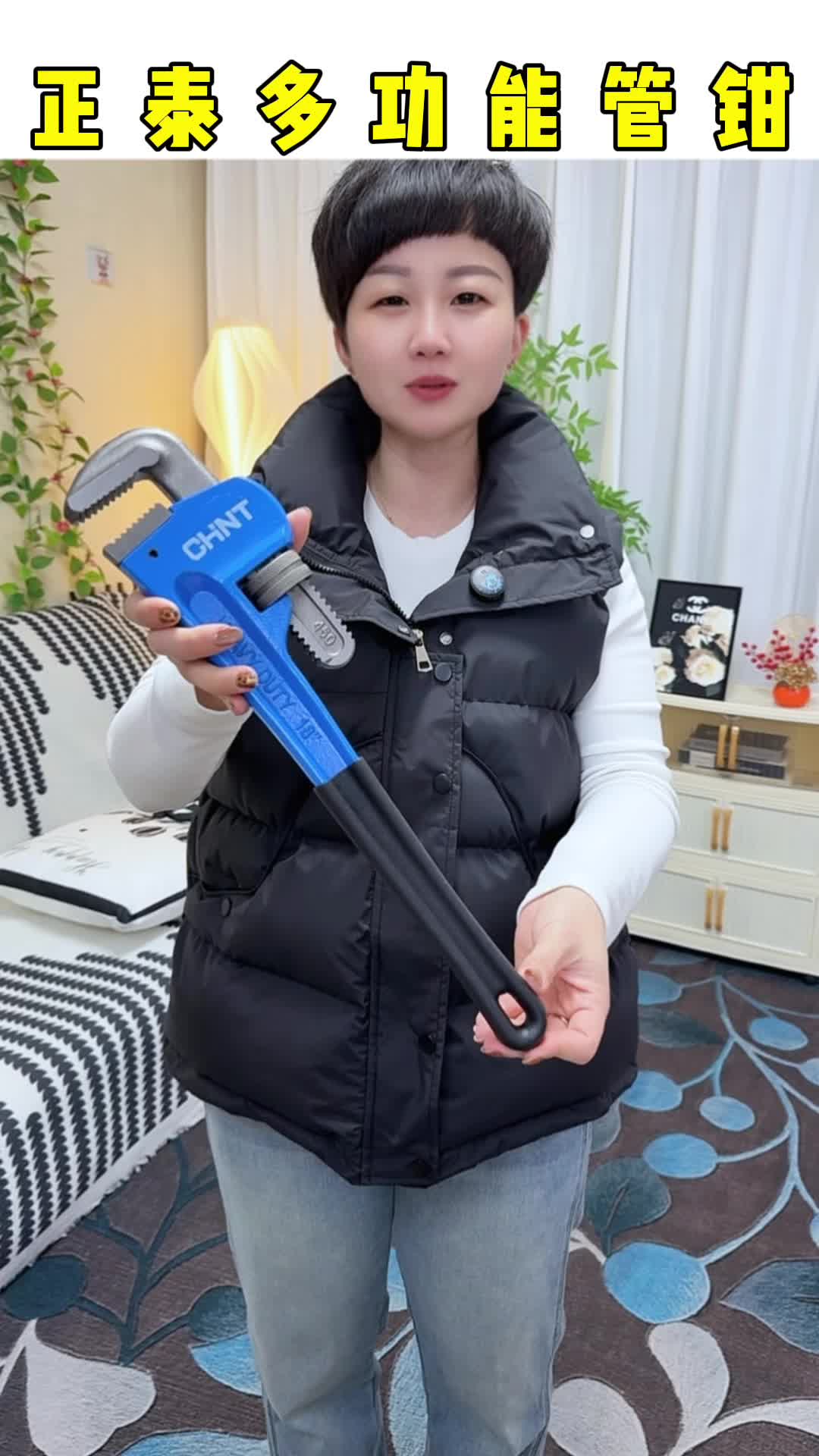 #正泰管钳扳手#万能管子钳#水管钳子 工业级小管牙钳配件#地暖管丝...