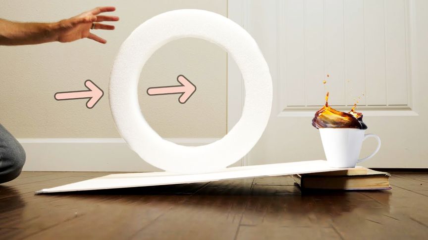 没有风没有倒放,小球为什么会自下而上滚动?原理其实很简单