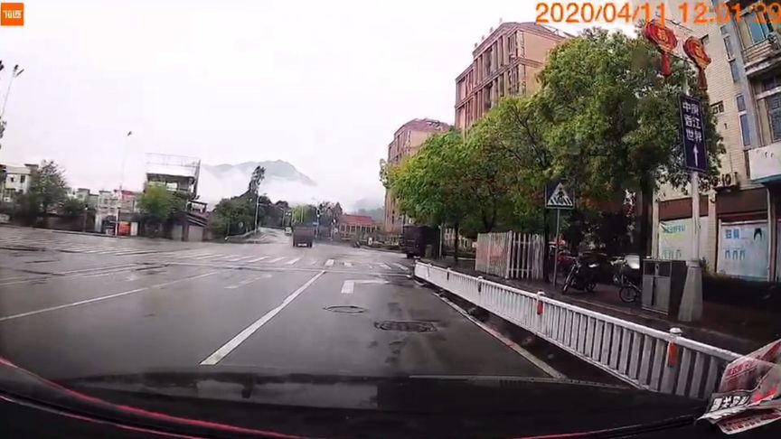 行车记录福州连江县街景