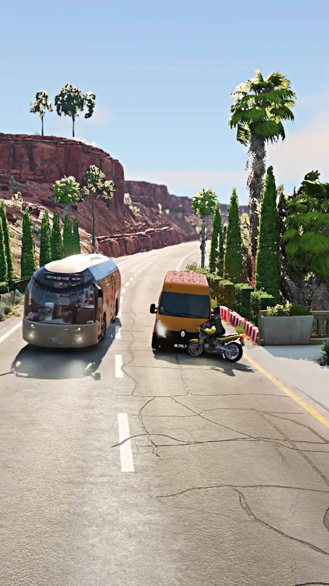 112.真实的高速公路车祸 #车祸模拟 #高速行车安全