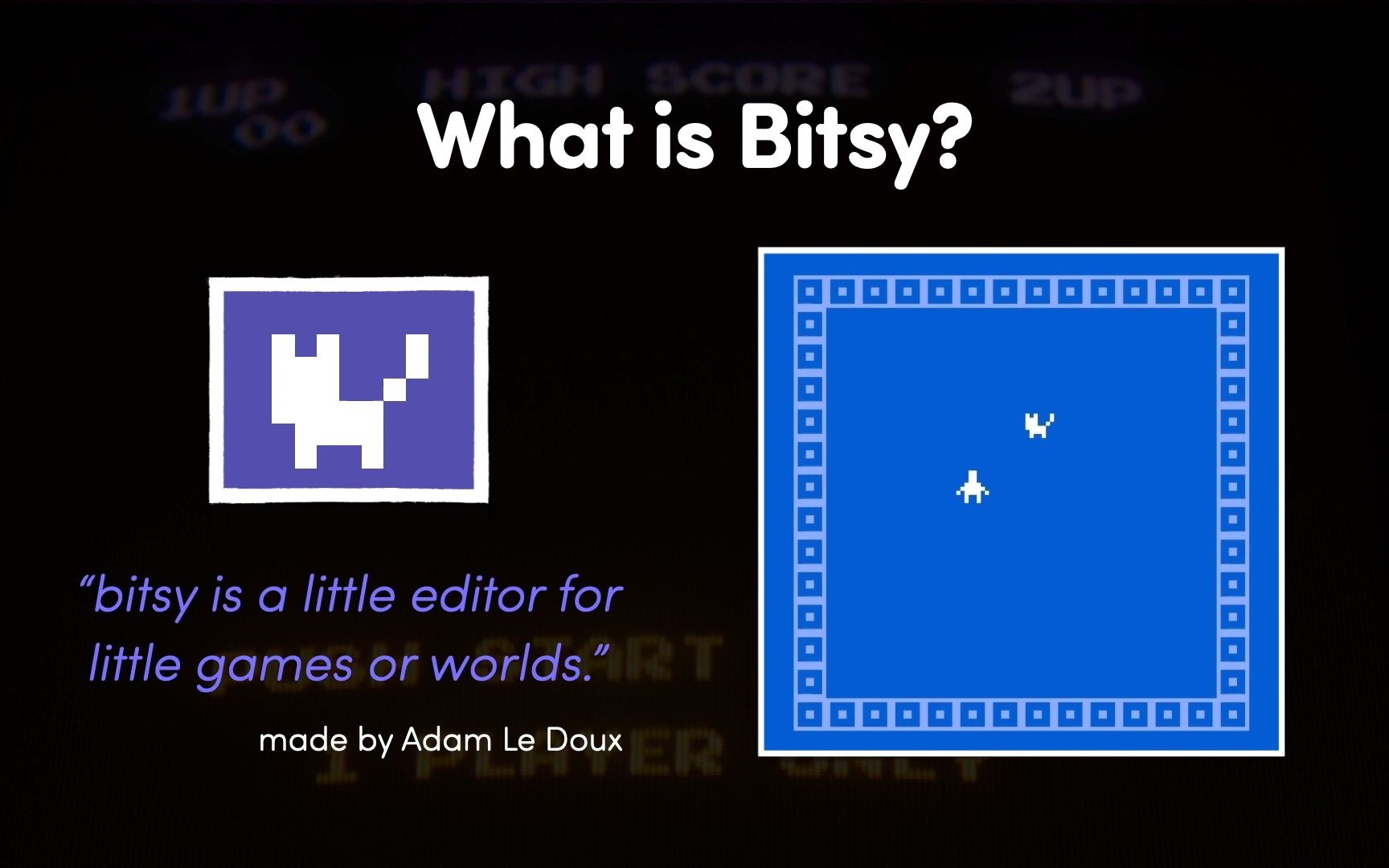 【bitsy教程】用bitsy制作人生中第一个游戏