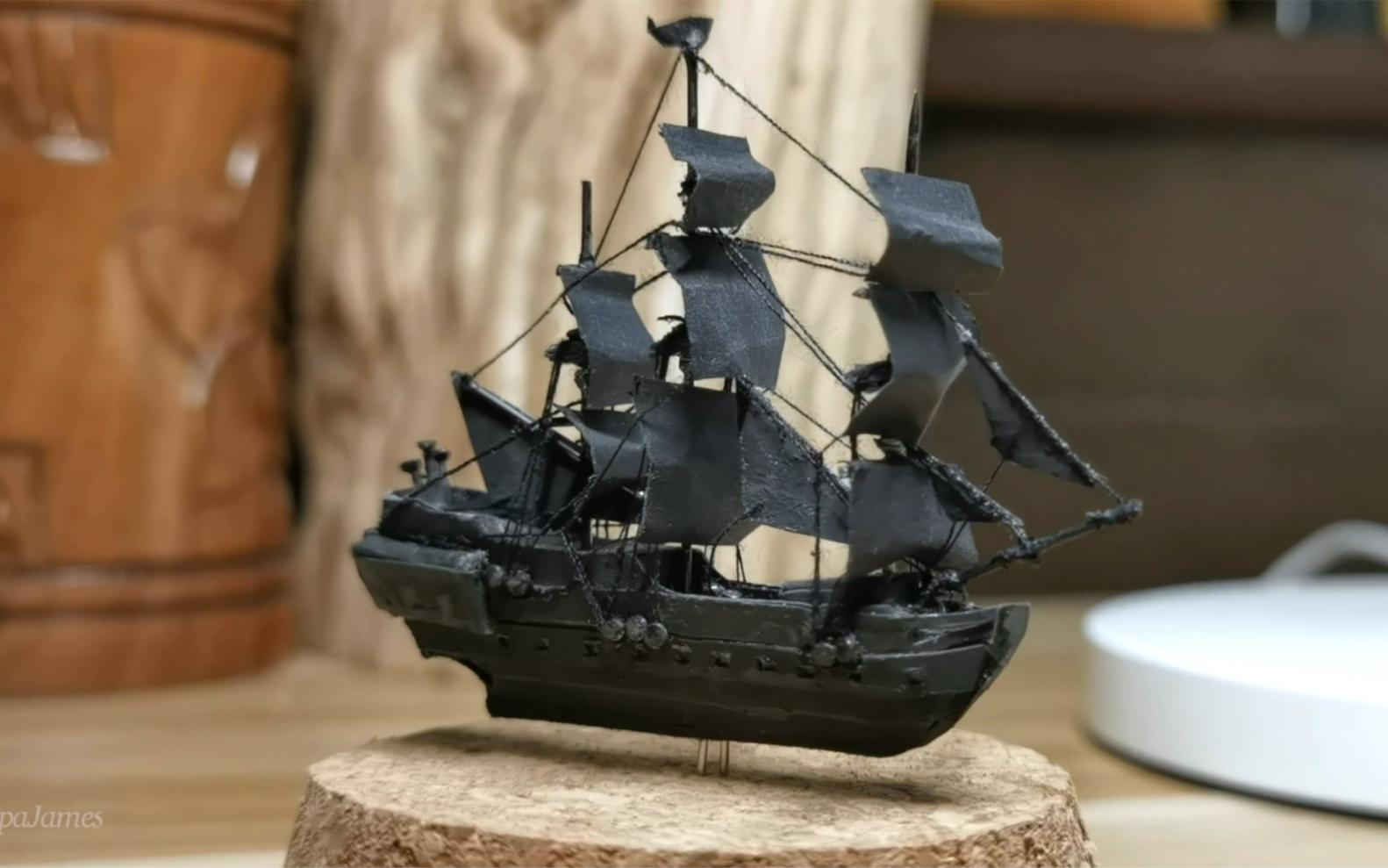 卡纸黑珍珠号制作过程