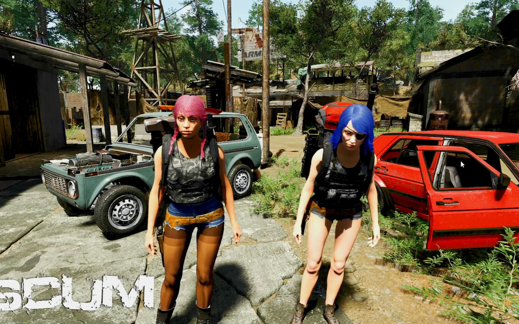 SCUM 37:冒死逃出危险区域,去商店发财一波