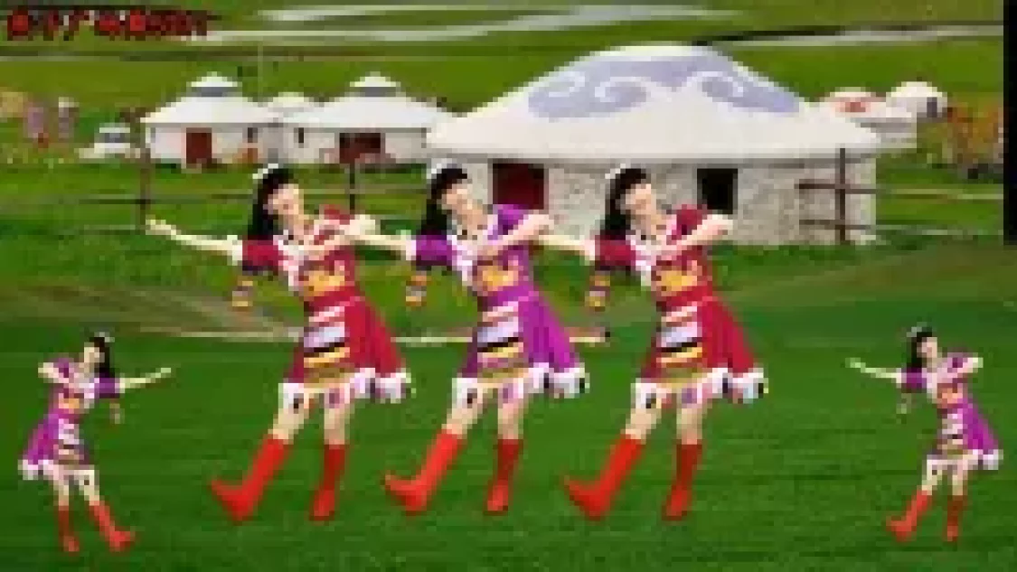 民族风金曲广场舞《洗衣歌》正背面演示分解动作,学跳更简单