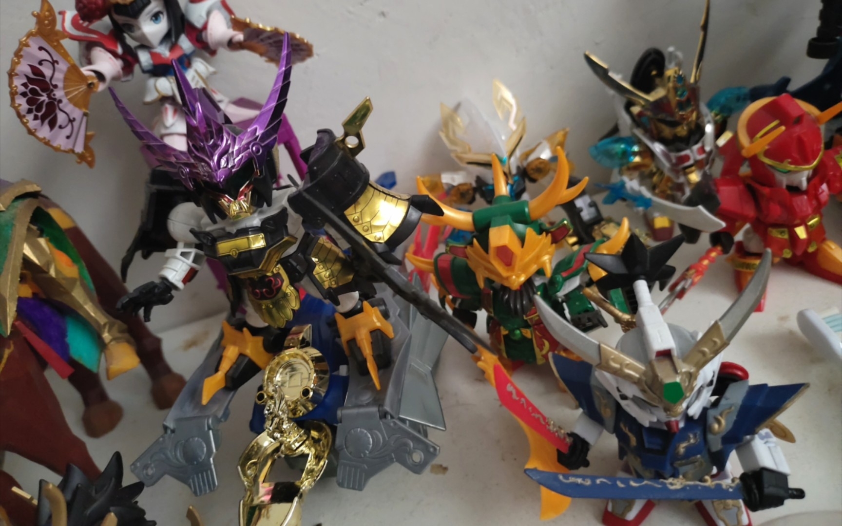 SD敢达三国传众多角色模型介绍:刘备关羽张飞马超吕布貂蝉孙权周瑜...