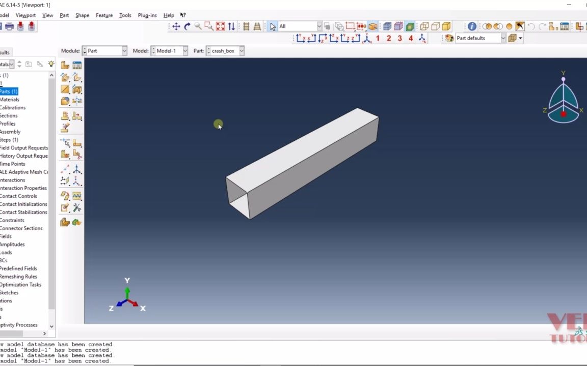 69 - 汽车防撞箱的冲击分析 3
