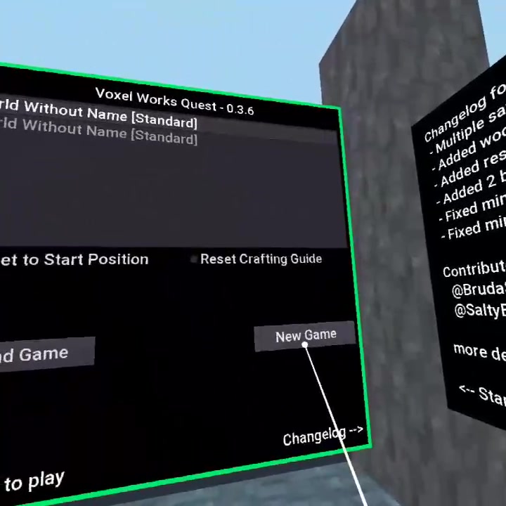 Oculus Quest 我的世界基础操作教程