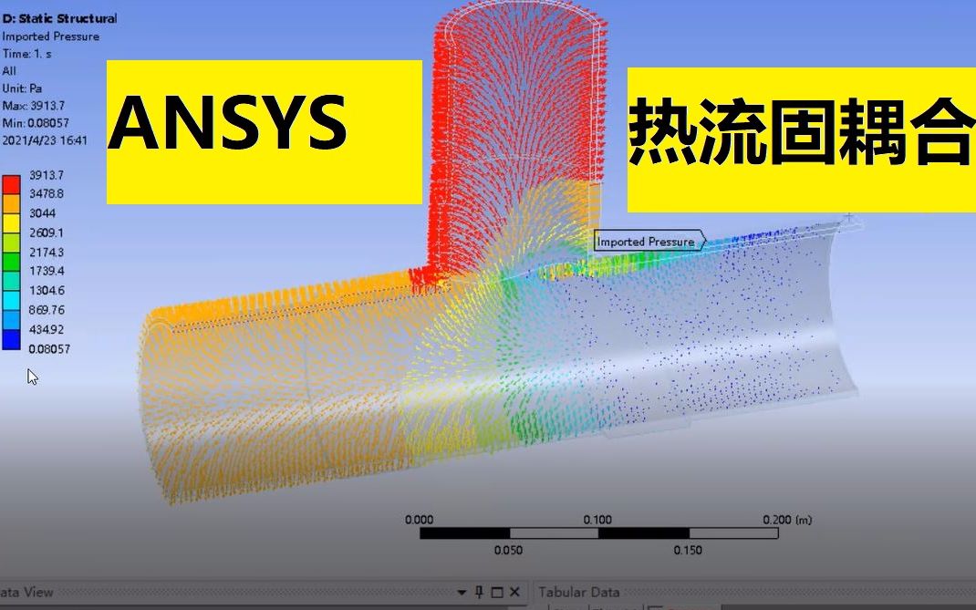【简单学微课堂】Ansys Workbench中的热流固耦合计算应用