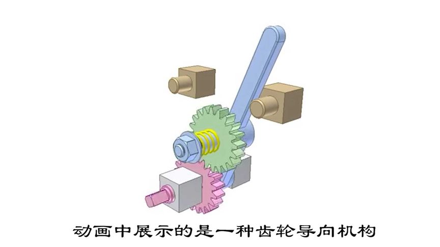 通过一个齿轮组的配合,轻松实现齿轮正反转的指示功能