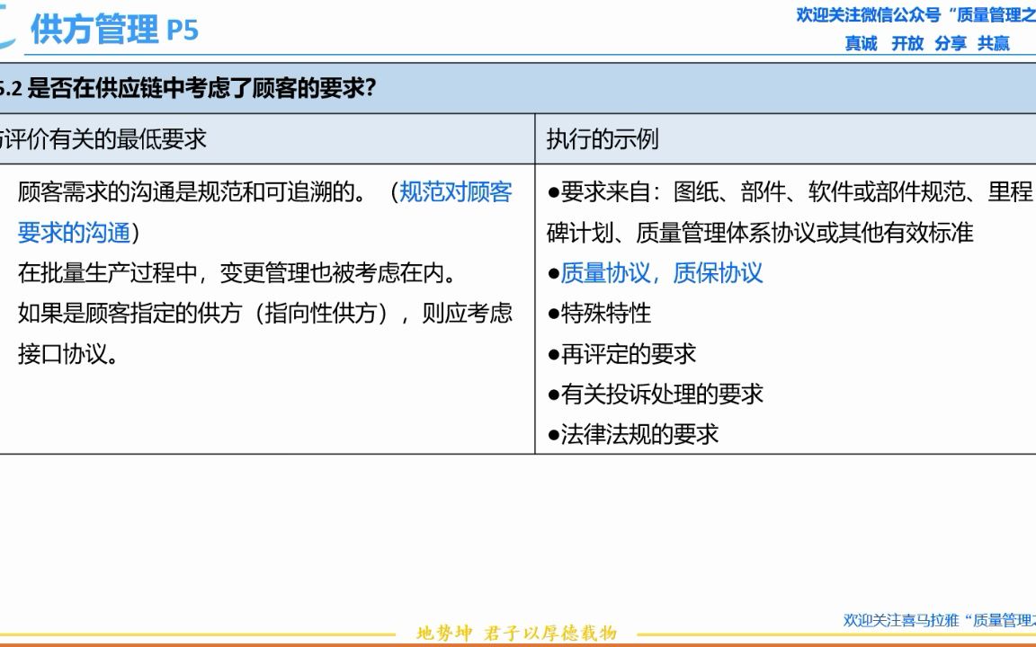 16-2 P5.2在供应链中考虑顾客要求 VDA6.3过程审核 质量管理