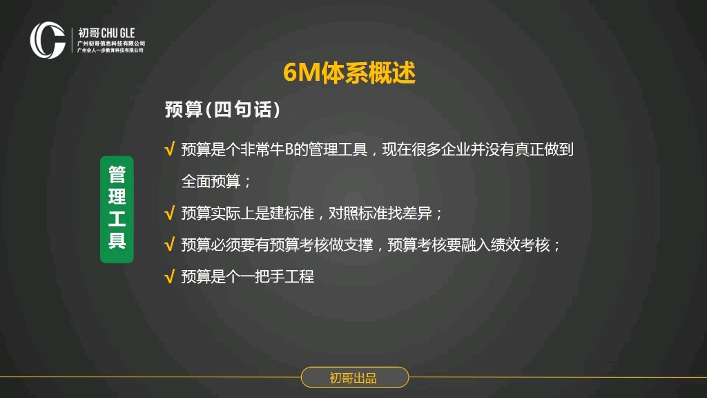 6M全面预算管理体系-预算是个非常牛B的工具