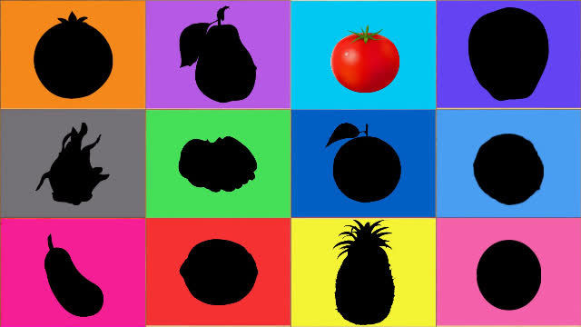 认识苹果和西瓜等蔬菜水果,婴幼儿宝宝早教益智动画.