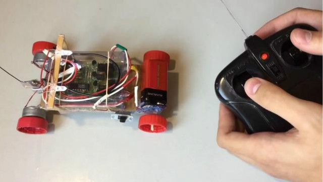 简单方法自制一台四驱遥控车 手工DIY炫酷电动漂移车RC车模