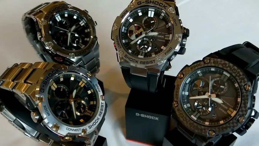 【蓝牙上手】卡西欧 G-Shock G-Steel 系列 GST-B100 腕表