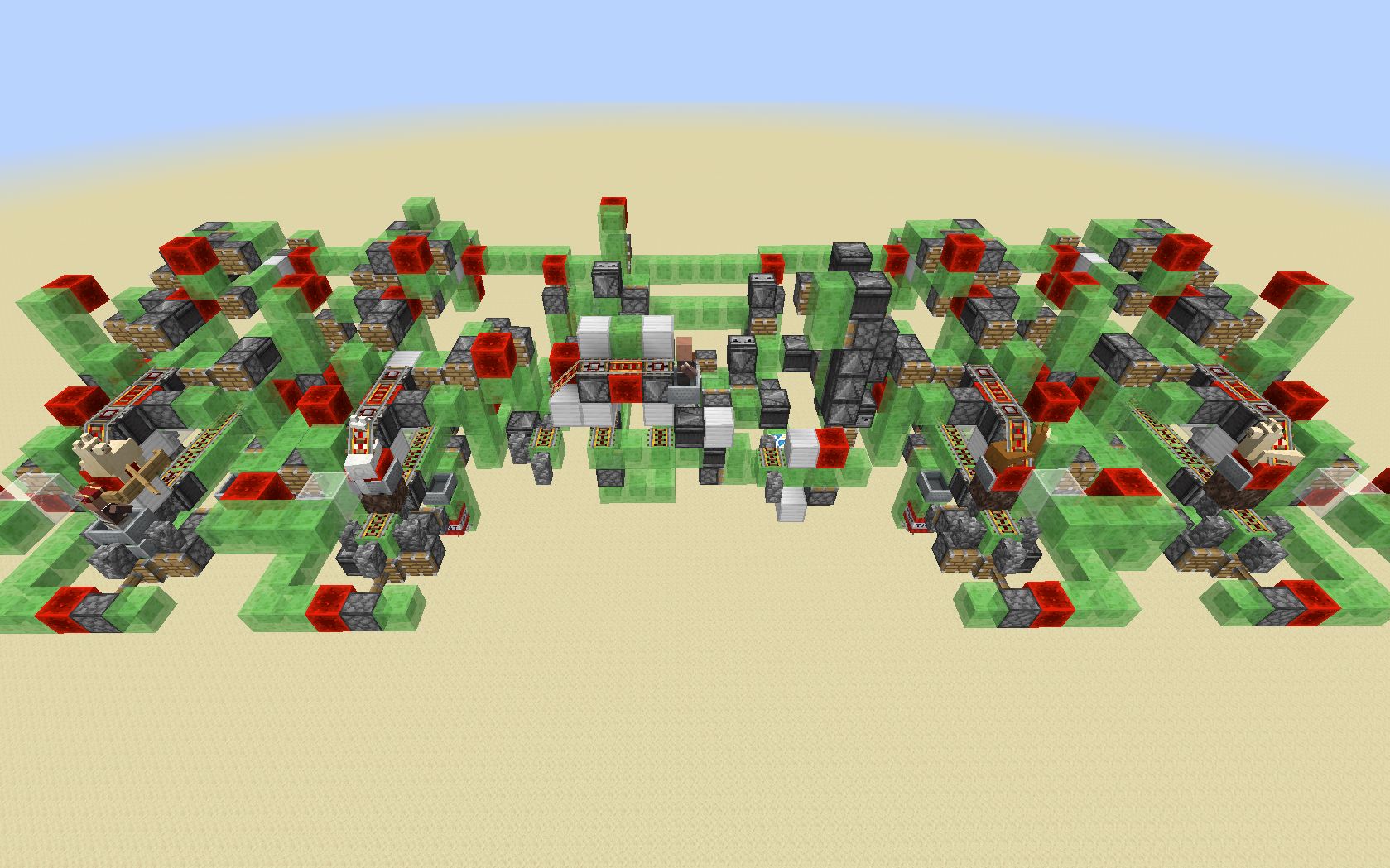 【Minecraft】1.14可变速编程飞行器引擎&可编程定点轰炸模块 By gua...