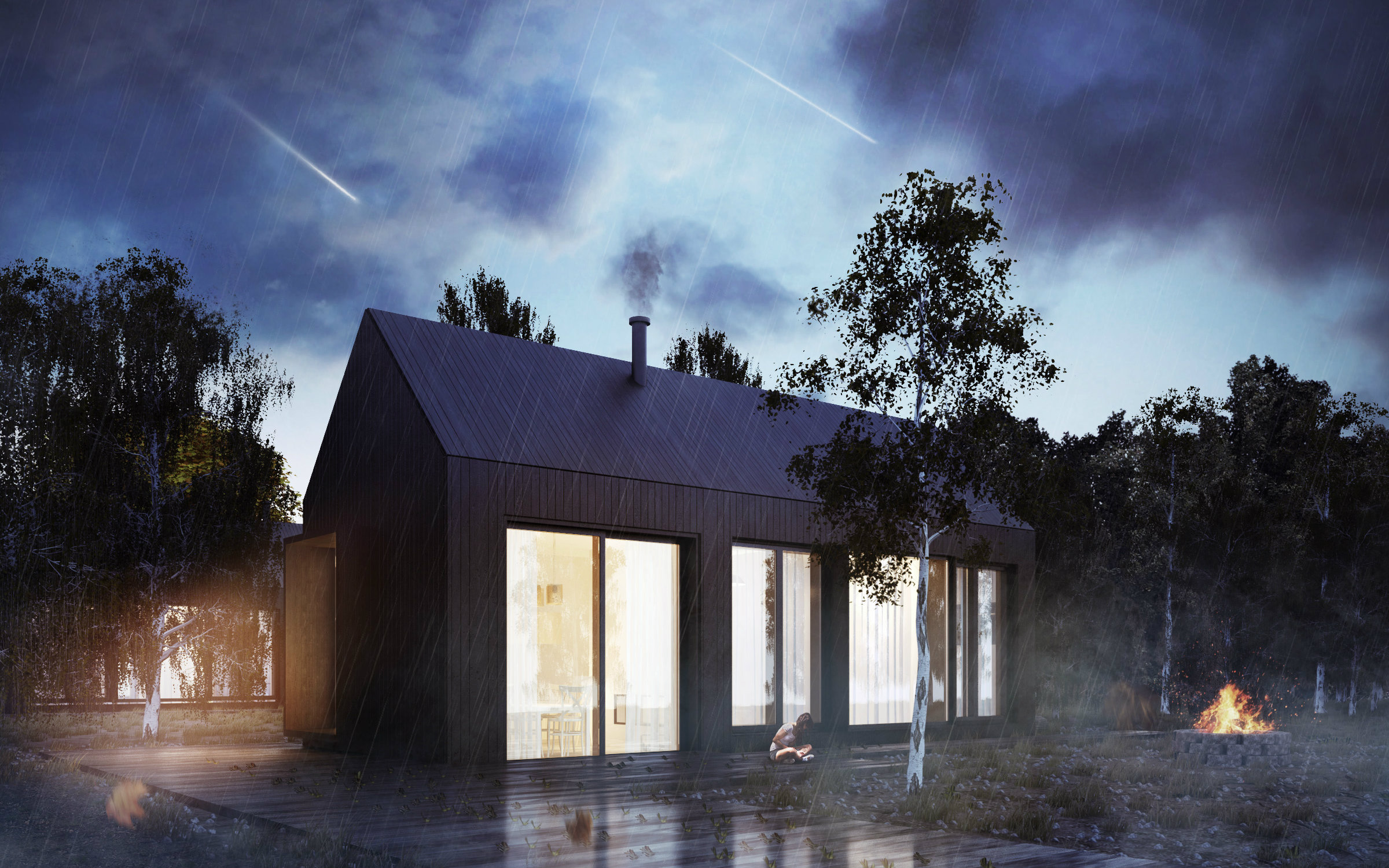 【3dsmax】室外建筑场景建模渲染后期全系列完整教程