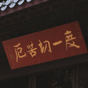 落花与宫灯 