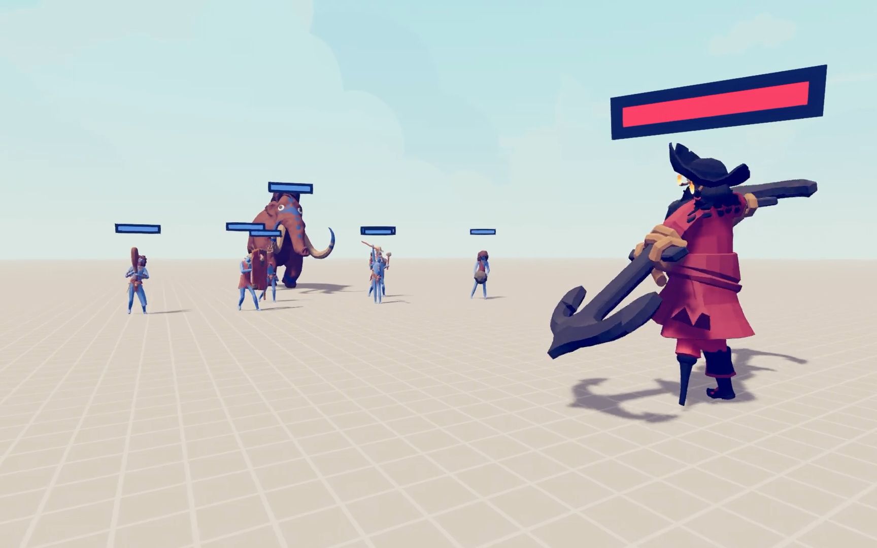 黑胡子VS所有派系【全面战争模拟器】