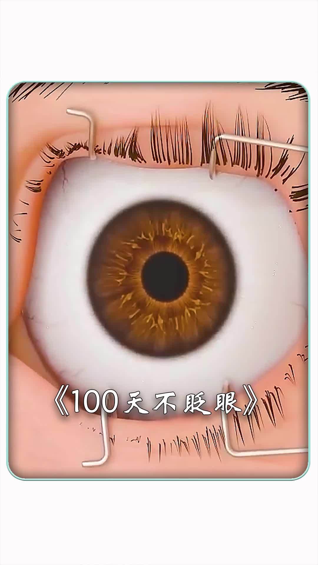 如果100天不眨眼,会发生什么,人能做到吗?科普动画