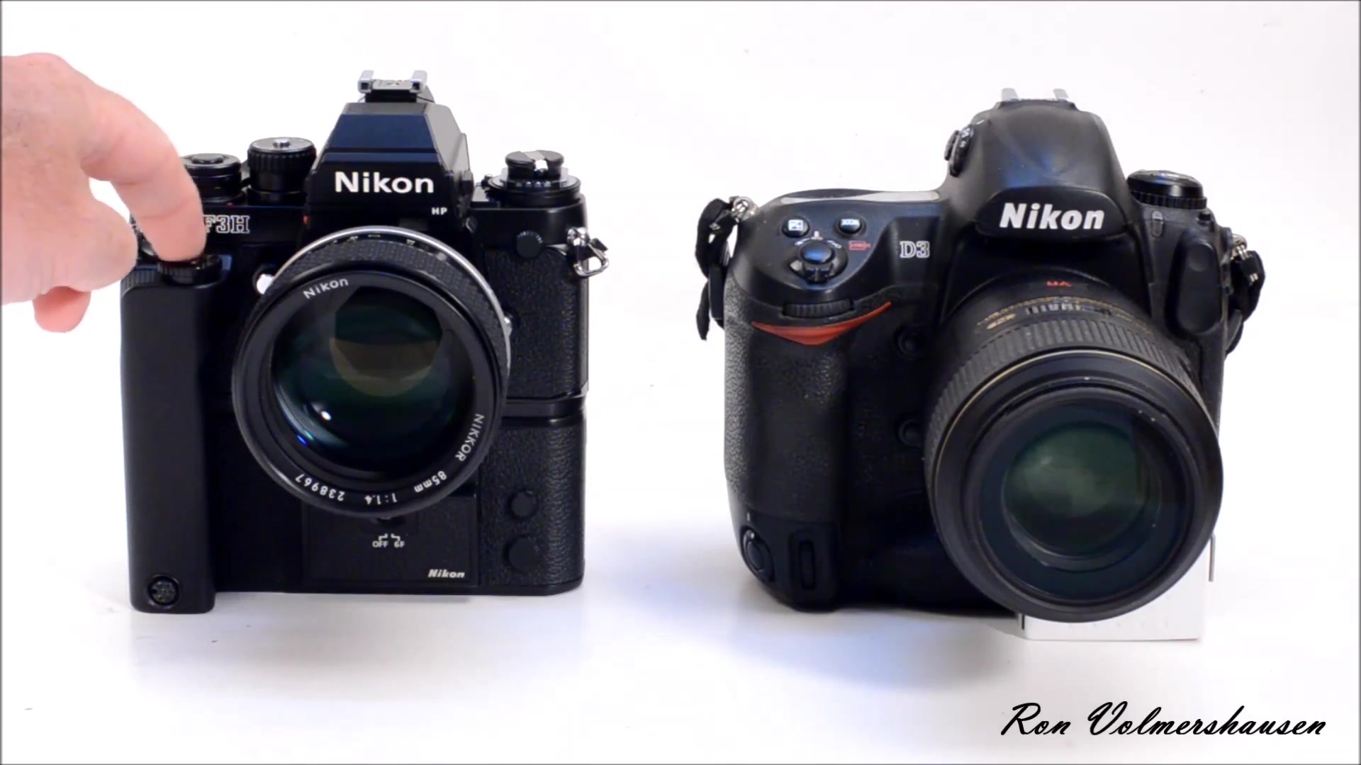 尼康25年的连拍速度对比 f3h vs d3