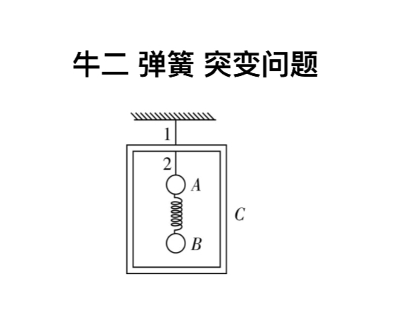 【高三物理逆袭二十】牛二瞬时加速度问题好题分析讲解～