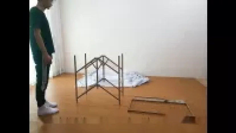 折叠衣柜95-110安装视频