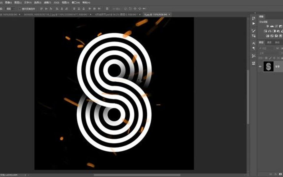 ps可以用形状做出线条字,你也来试试,ps蒙版工具怎么用?