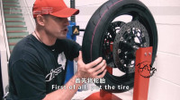 摩托车轮胎做静态平衡的方法,对于在高速行驶时是具有稳定的作用的