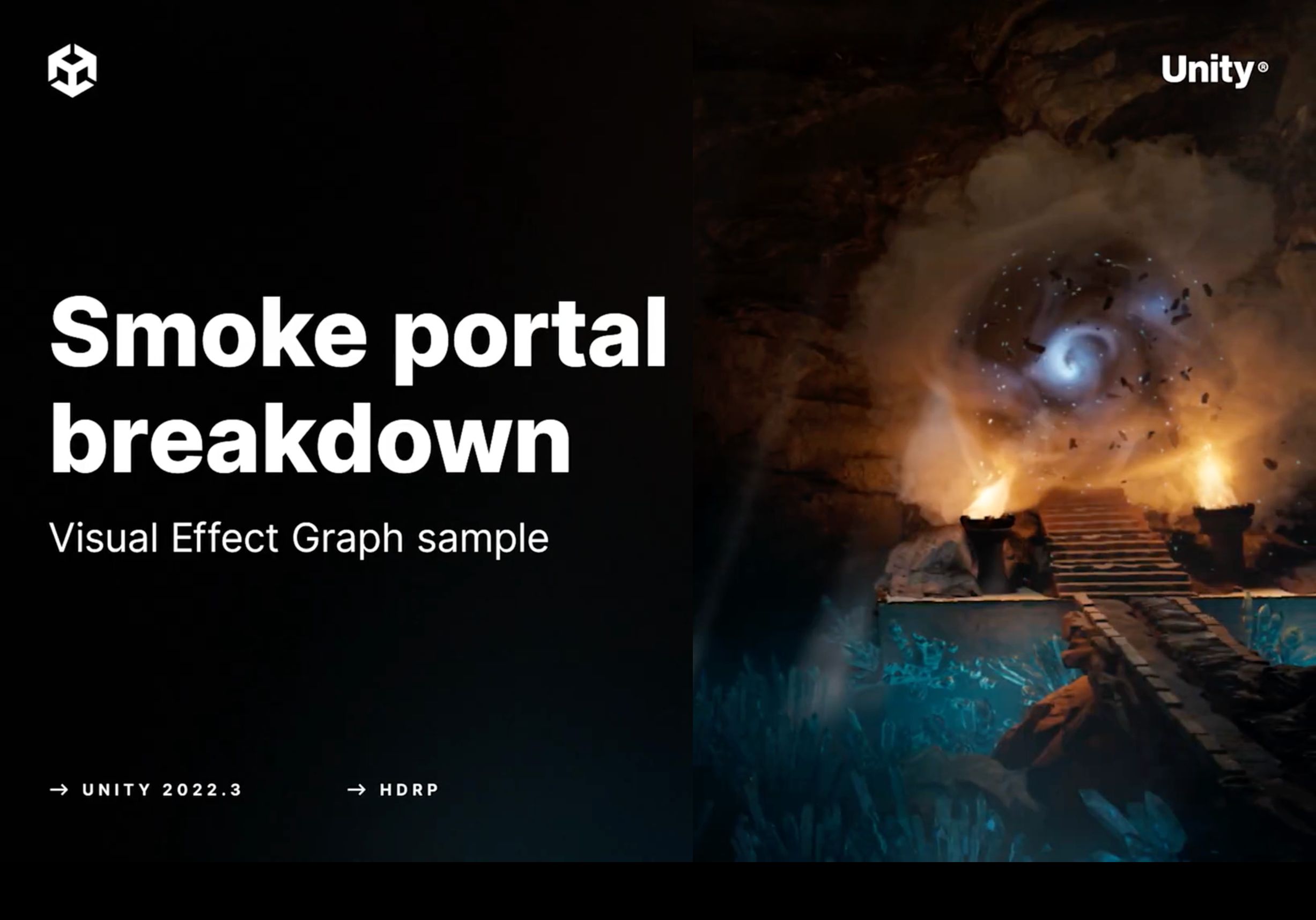 【Unity教程】VFX Graph烟雾传送门示例解析