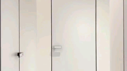 外平内开极简涂料门 #宁波极简定制 #宁波涂料门 #宁波极简无框门