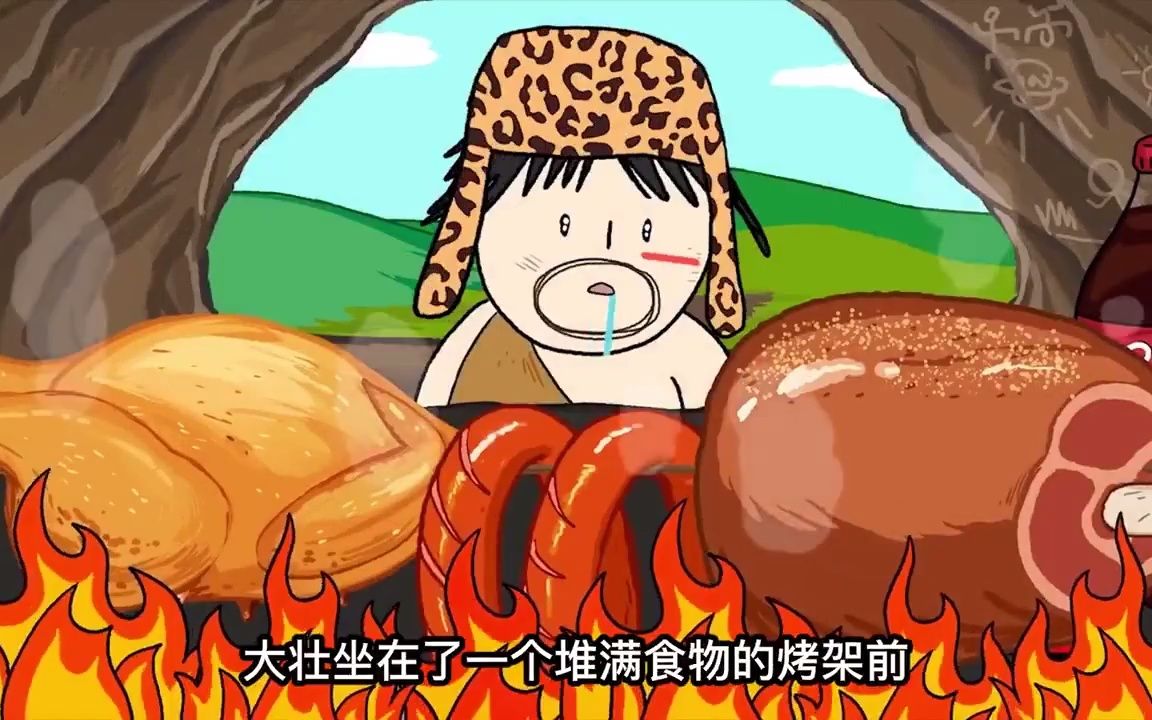 二维动画制作推荐:穿越回原始时代你最想做什么呢?